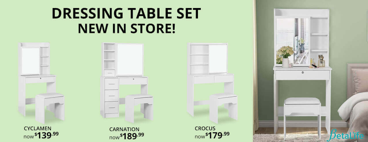 Create Your Bedroom with Our New Dressing Table – Treasurebox