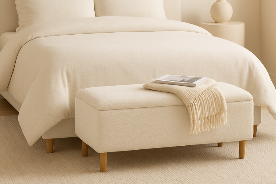 How to Style Ottomans in Every Room | Smart Storage Tips – Treasurebox