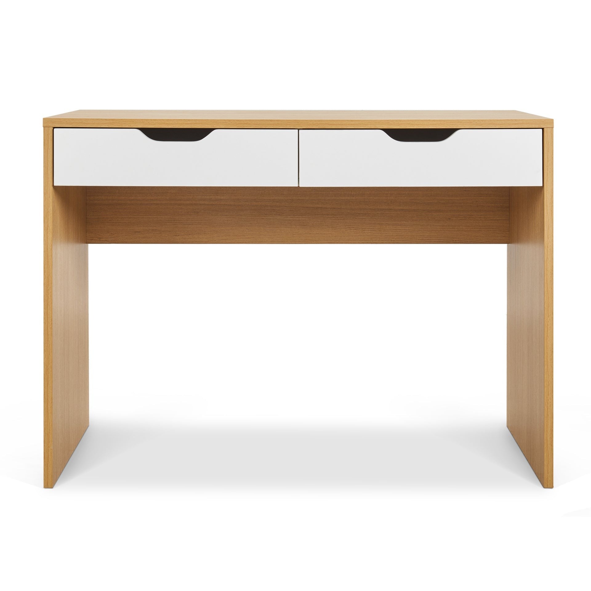 Schertz 100cm Computer Desk - Modern Oak Design – Treasurebox
