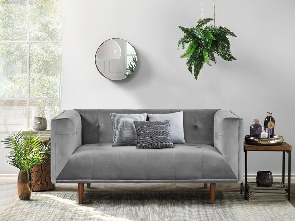 MANAROLA 2 Seater Sofa - GREY | Stylish Comfort – Treasurebox