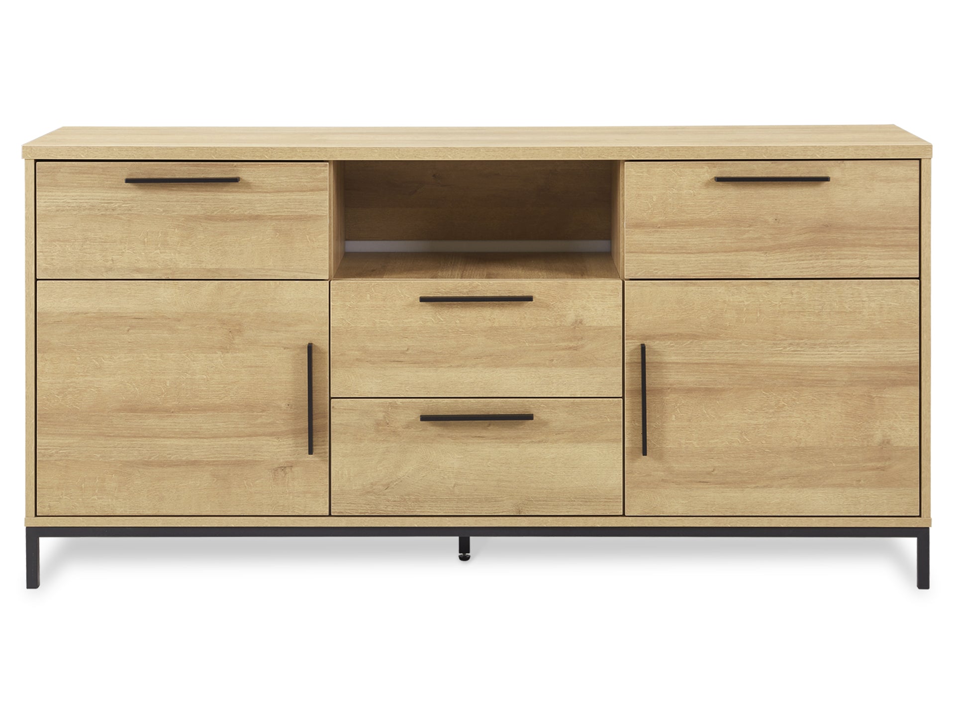 Kaden Sideboard Buffet Table - Oak – Treasurebox