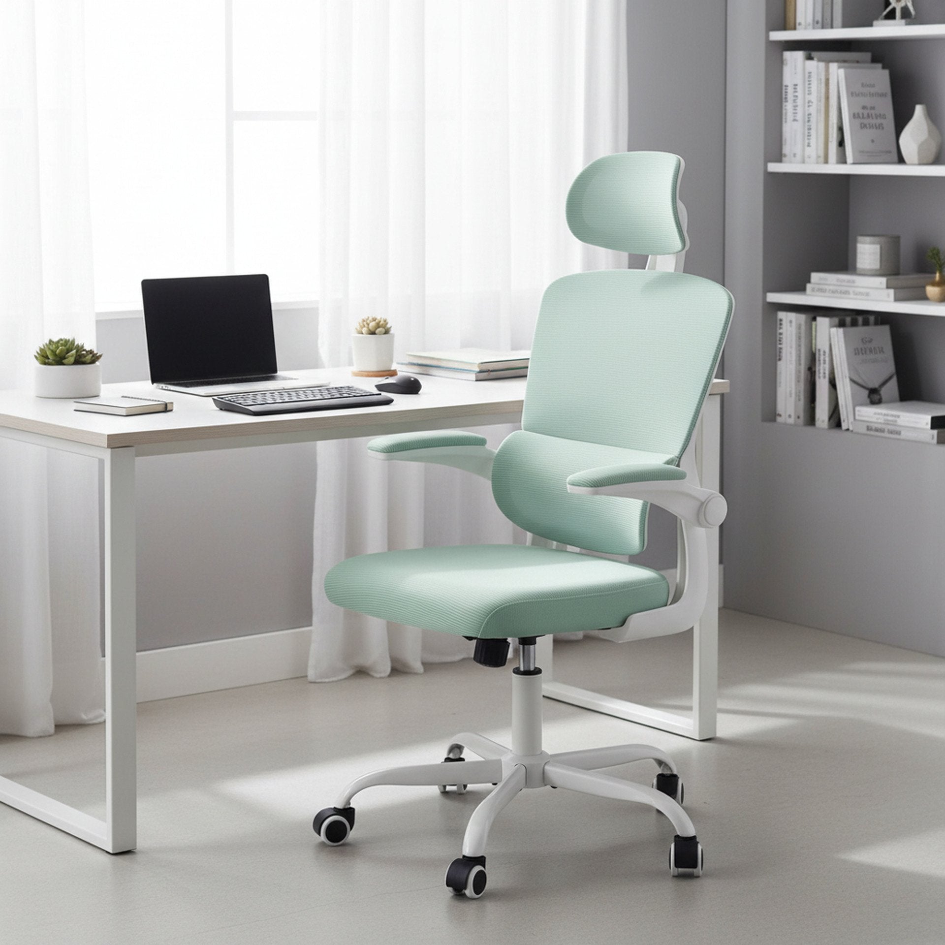 Edison Office Chair - Blue | Comfort & Style – Treasurebox