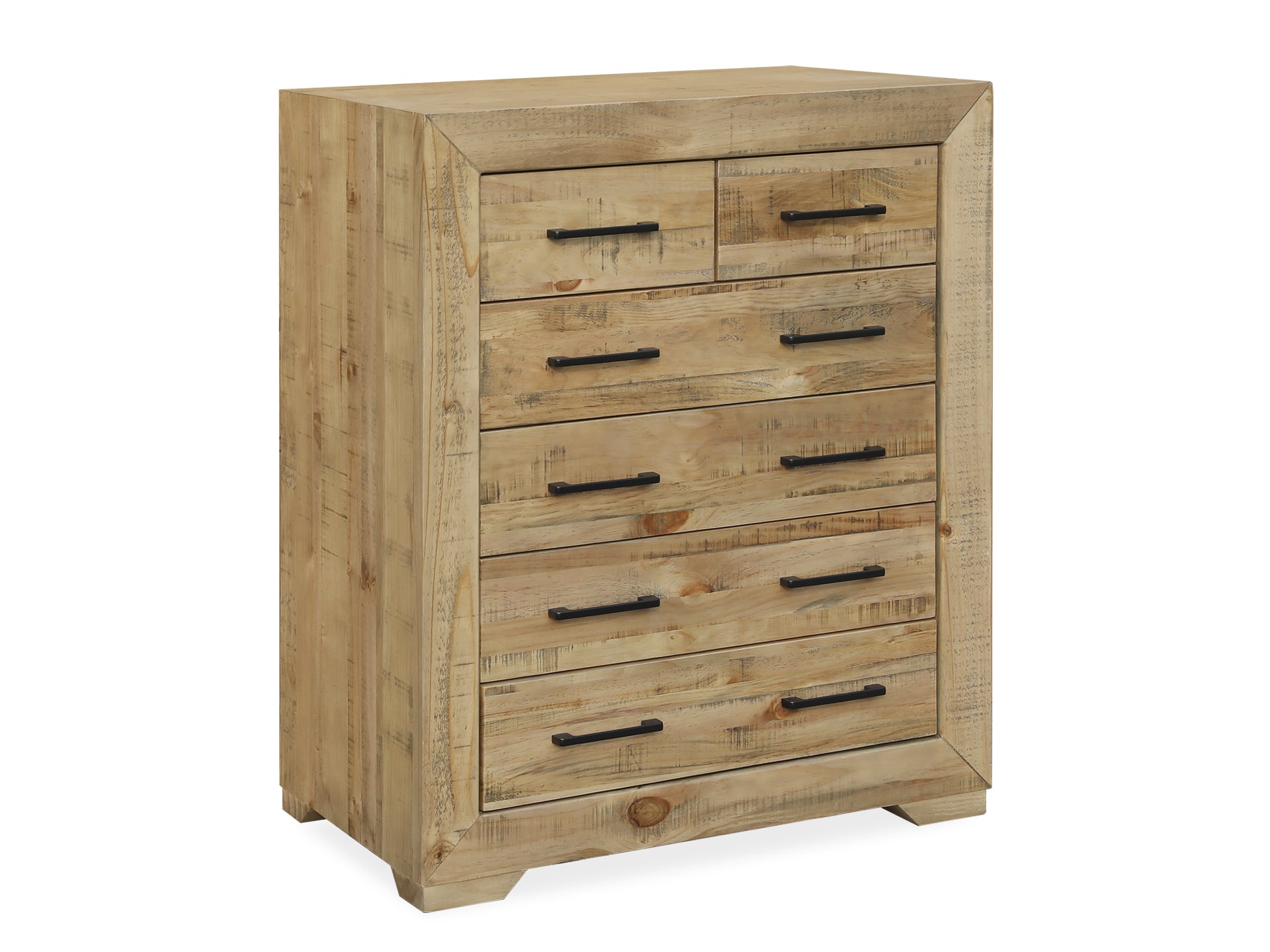 Argento Solid Wood 6 Drawer Tallboy - Delhi – Treasurebox