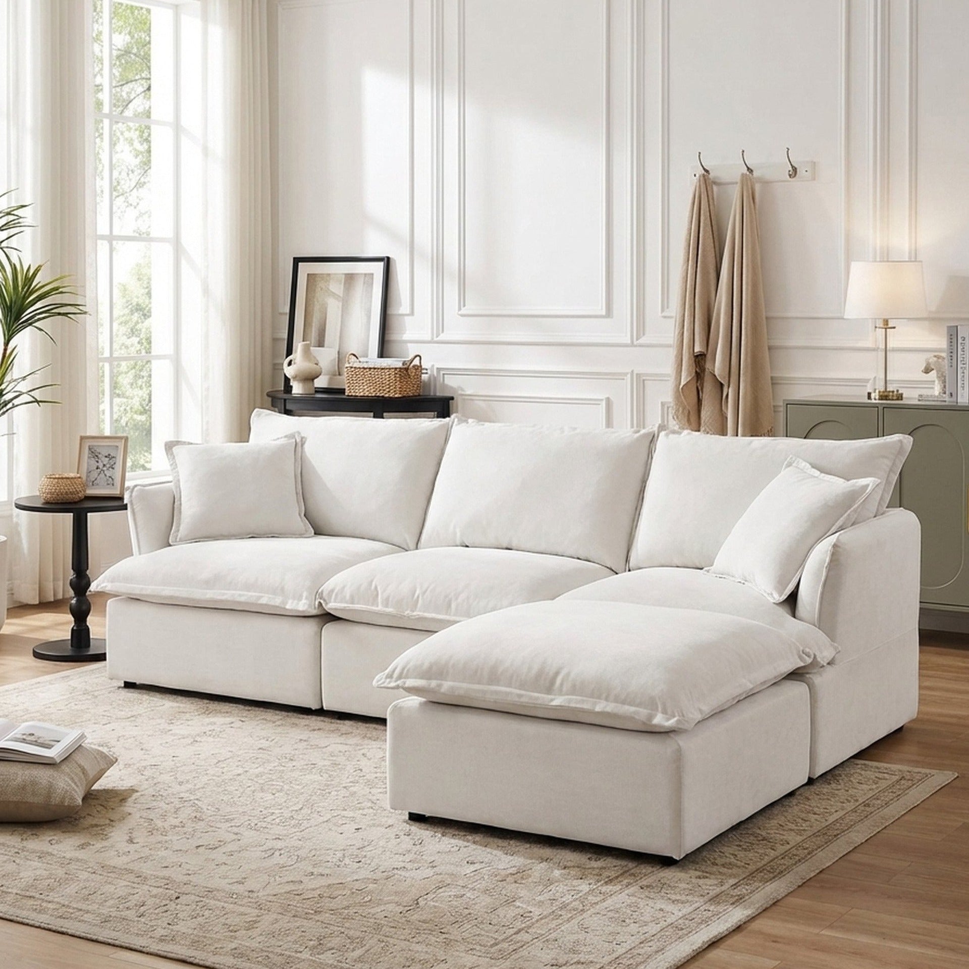 Haworth Modular Sofa - Silver Cloud – Treasurebox