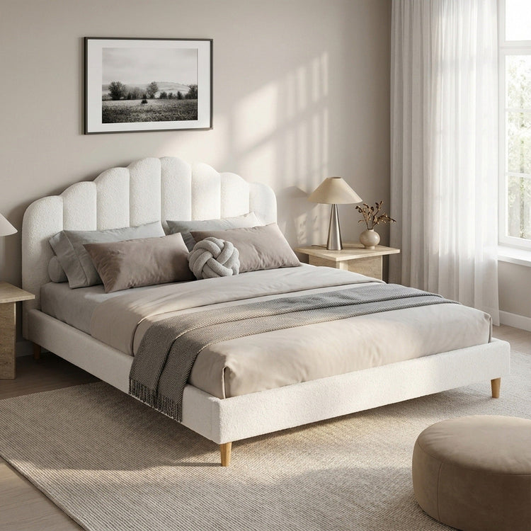 GAIRICH King Bed Frame - White - Stylish & Durable – Treasurebox