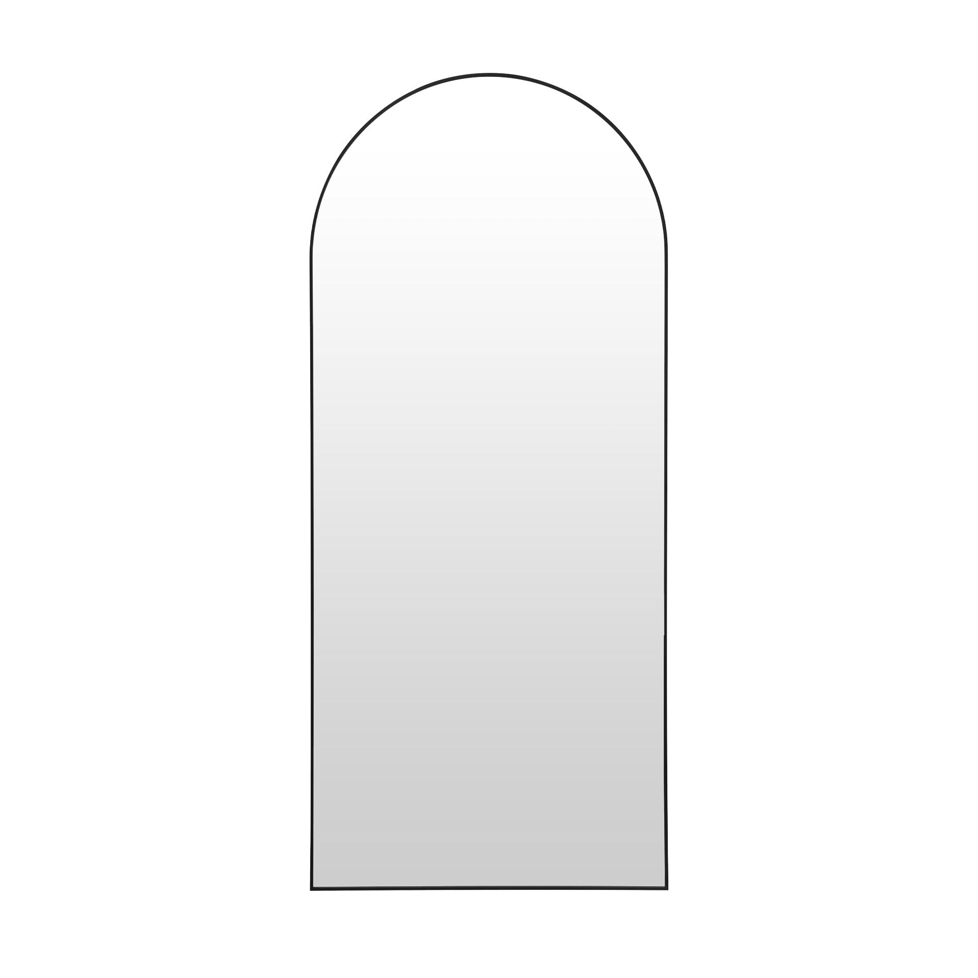 Archie Metal Arched Full Length Mirror - Black – Treasurebox
