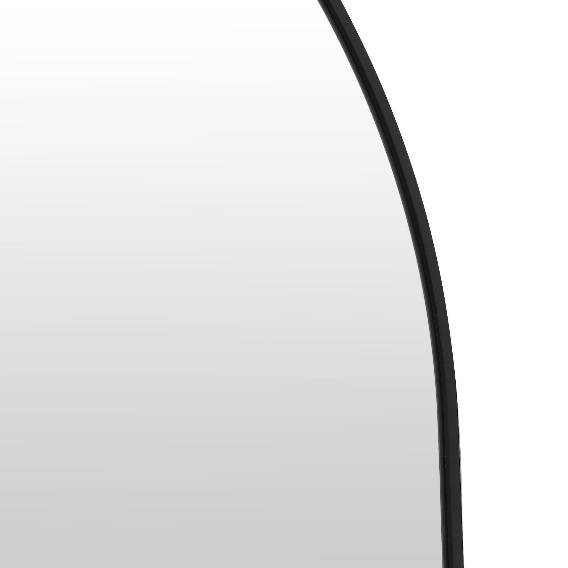 Archie Metal Arched Full Length Mirror - Black – Treasurebox