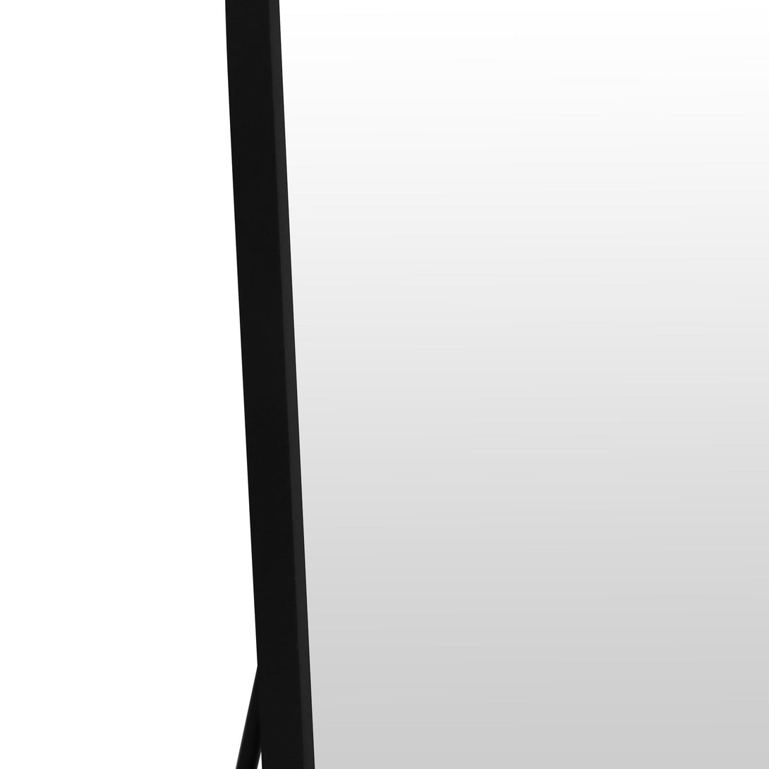 Stella Arched Freestanding Metal Mirror - Black – Treasurebox