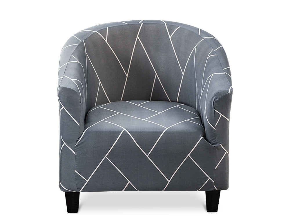 Stripe Single Sofa Cover - Universal Fit 90-140cm – Treasurebox