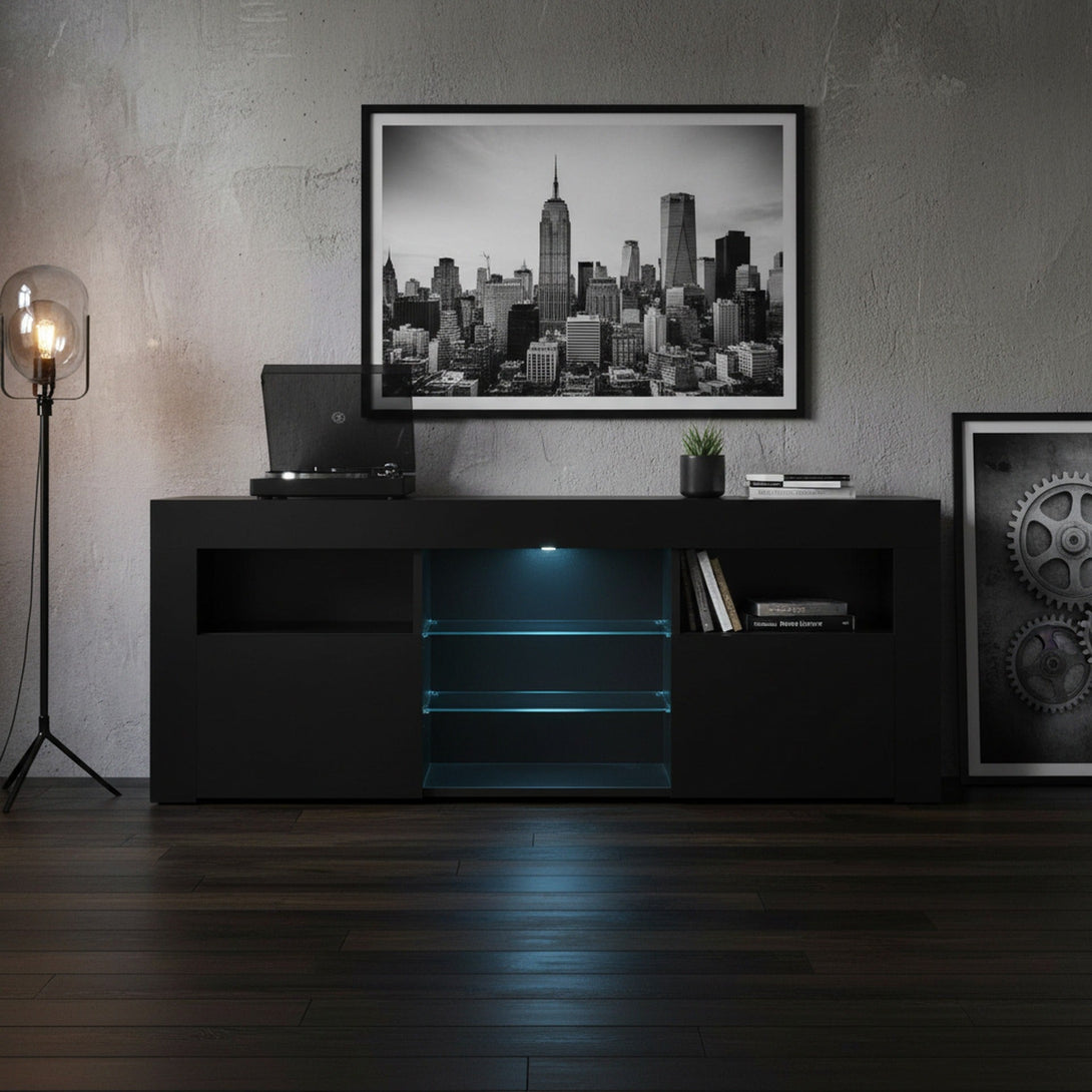 Atka 1.45m LED Entertainment Unit - Sleek & Modern – Treasurebox