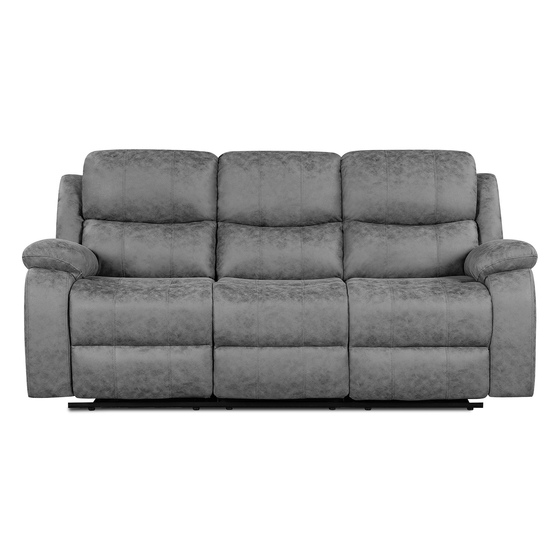 Wilson 3 Seater Recliner Sofa - Stylish Comfort in Grey – Treasurebox