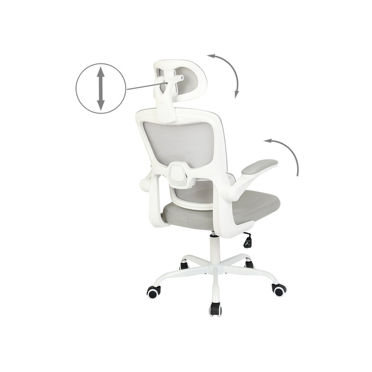 Edison Office Chair - Stylish Grey Comfort – Treasurebox