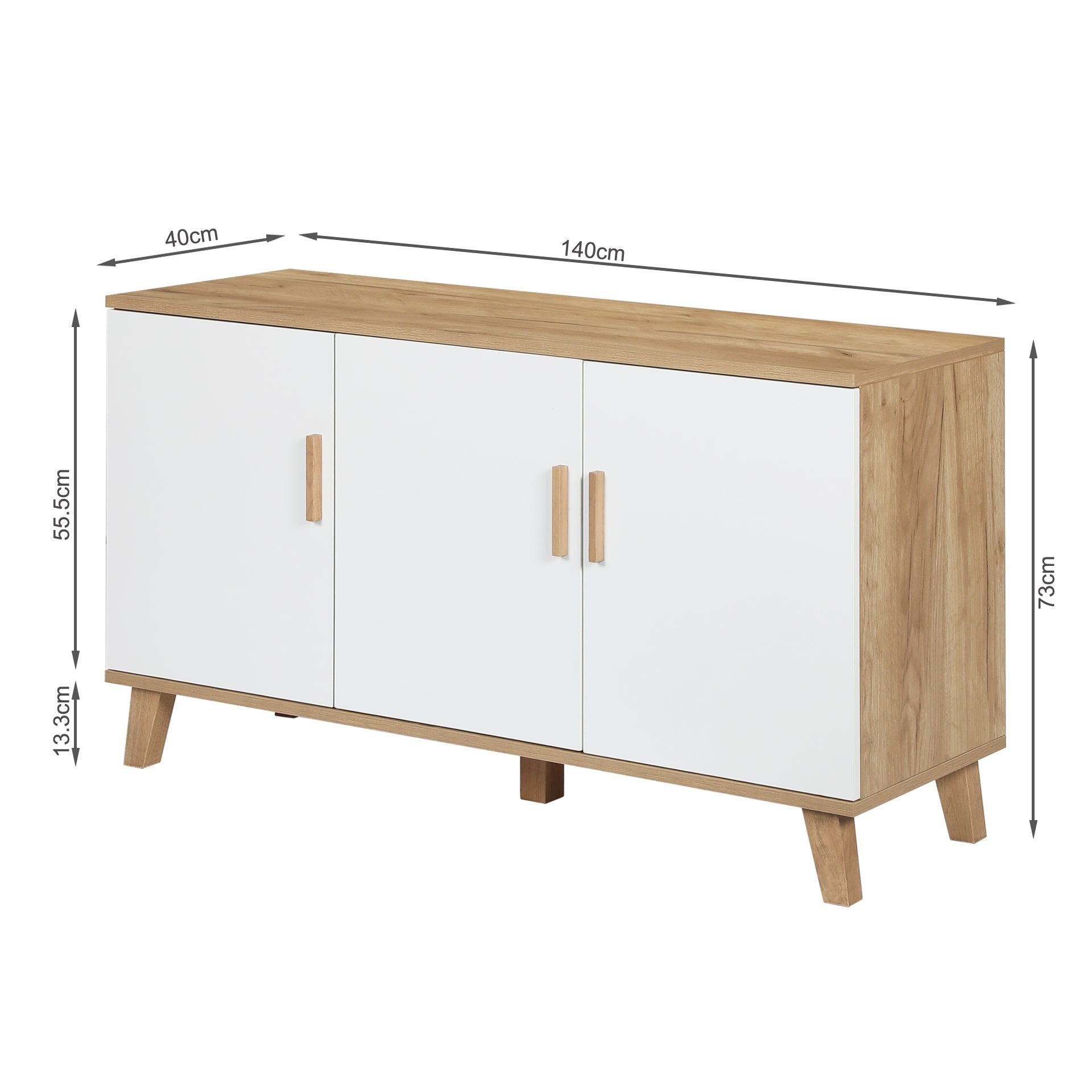 Alton Sideboard Buffet Table - Modern Scandi Style – Treasurebox