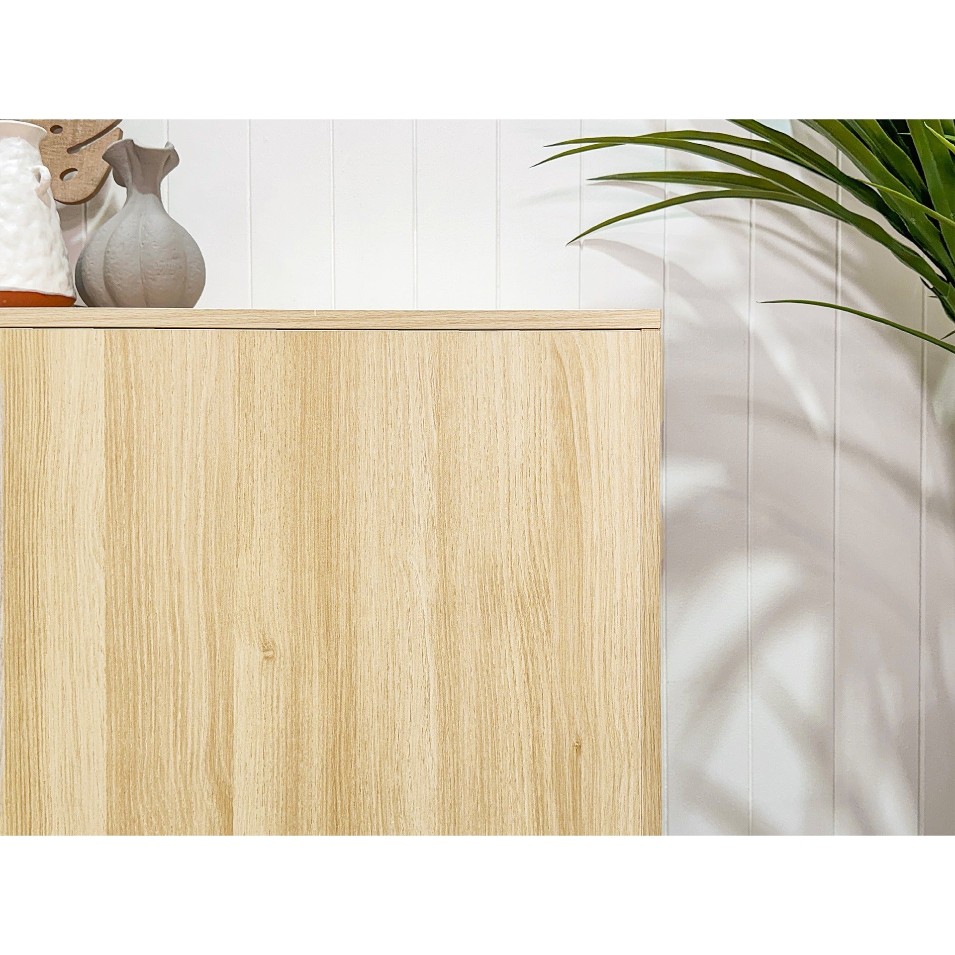 Custer Sideboard Buffet Table - Oak for Contemporary Decor – Treasurebox