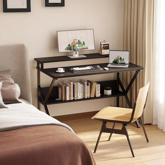 Michael 100cm Computer Desk Study Table - Black – Treasurebox