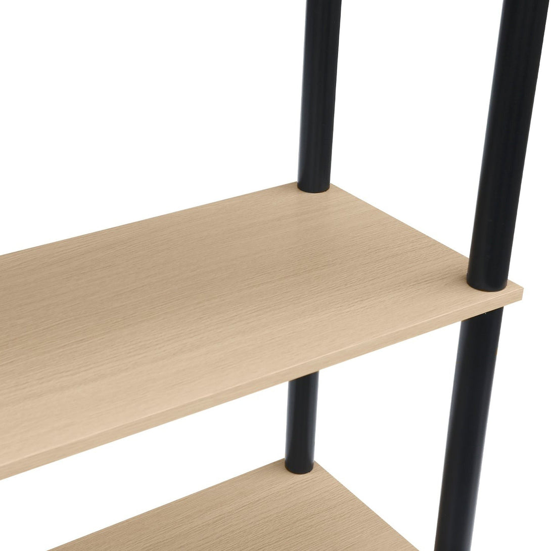 Horeke 6 Tier Flexi Storage Rack - Oak + Black – Treasurebox