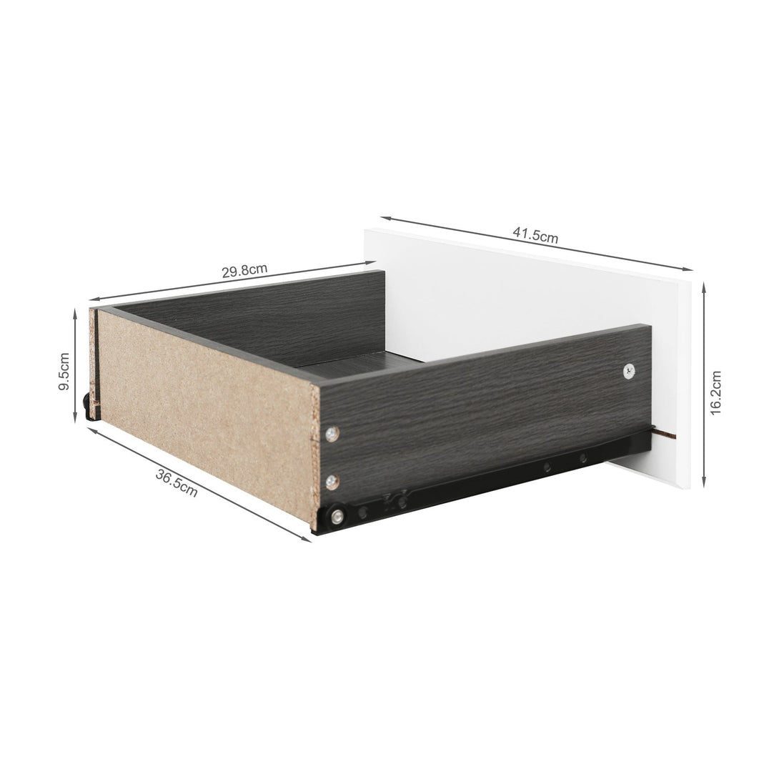 Dustin 1.5m Entertainment Unit - Oak Grey + White – Treasurebox