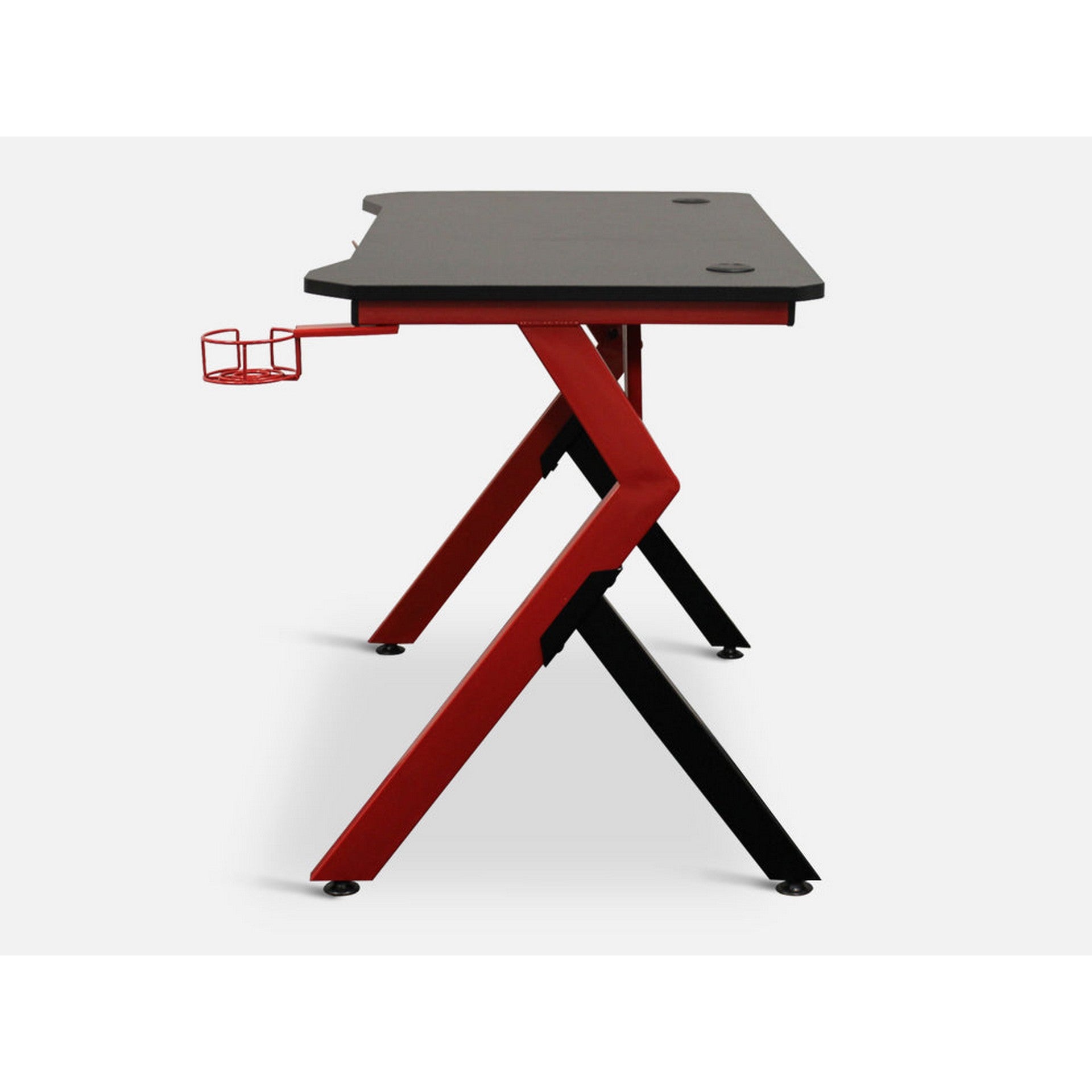 GUNDAM Gaming Desk - Stylish Black & Red Design – Treasurebox